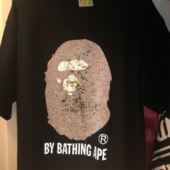 Bape | Shirts | Bape Rhinestone Shirt Rare | Poshmark